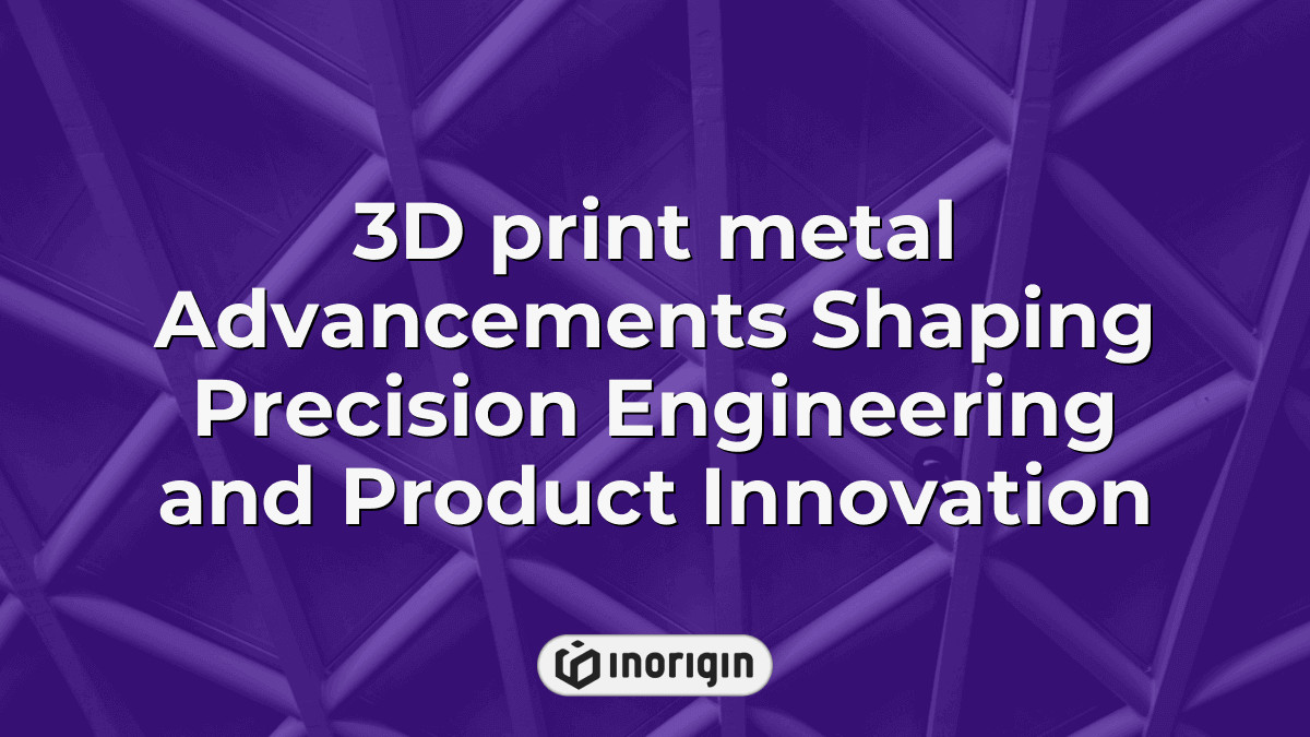 3d Print Metal Advancements Shaping Precision Engineering And Product ...