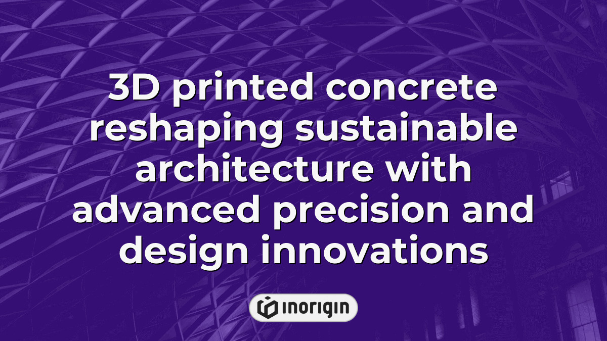 3d Printed Concrete Reshaping Sustainable Architecture With Advanced ...