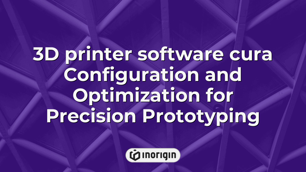3d Printer Software Cura Configuration And Optimization For Precision ...
