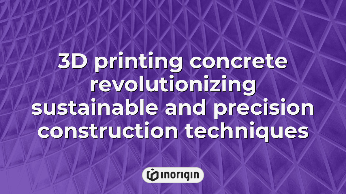 3d Printing Concrete Revolutionizing Sustainable And Precision ...