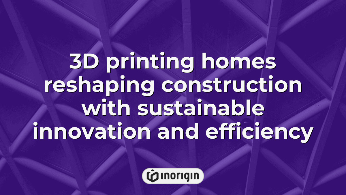 3d Printing Homes Reshaping Construction With Sustainable Innovation ...