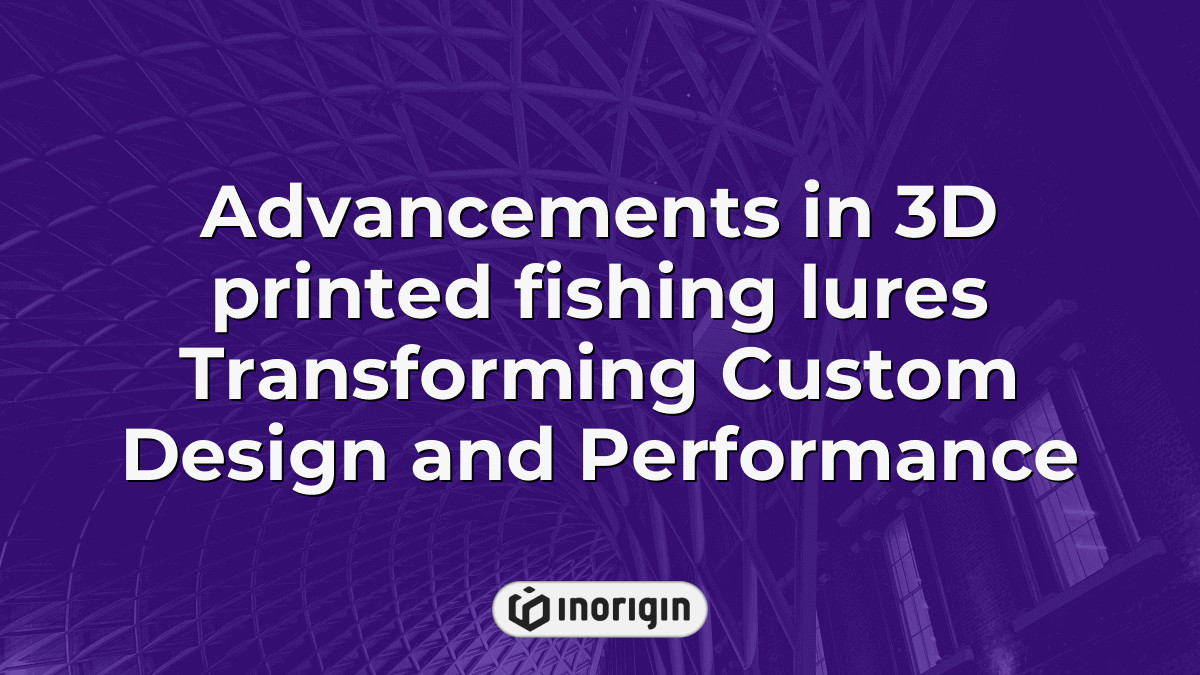 Advancements In 3d Printed Fishing Lures Transforming Custom Design And ...