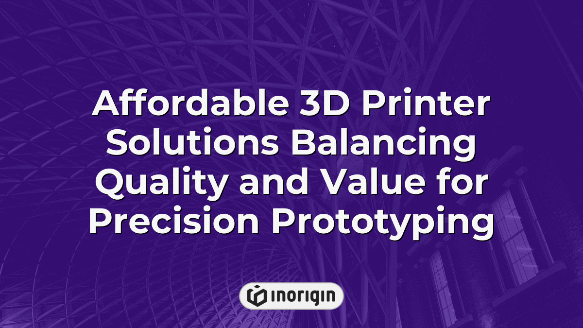 Affordable 3d Printer Solutions Balancing Quality And Value For Precision Prototyping