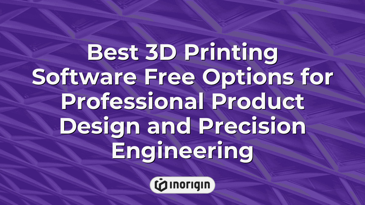 Best 3d Printing Software Free Options For Professional Product Design ...