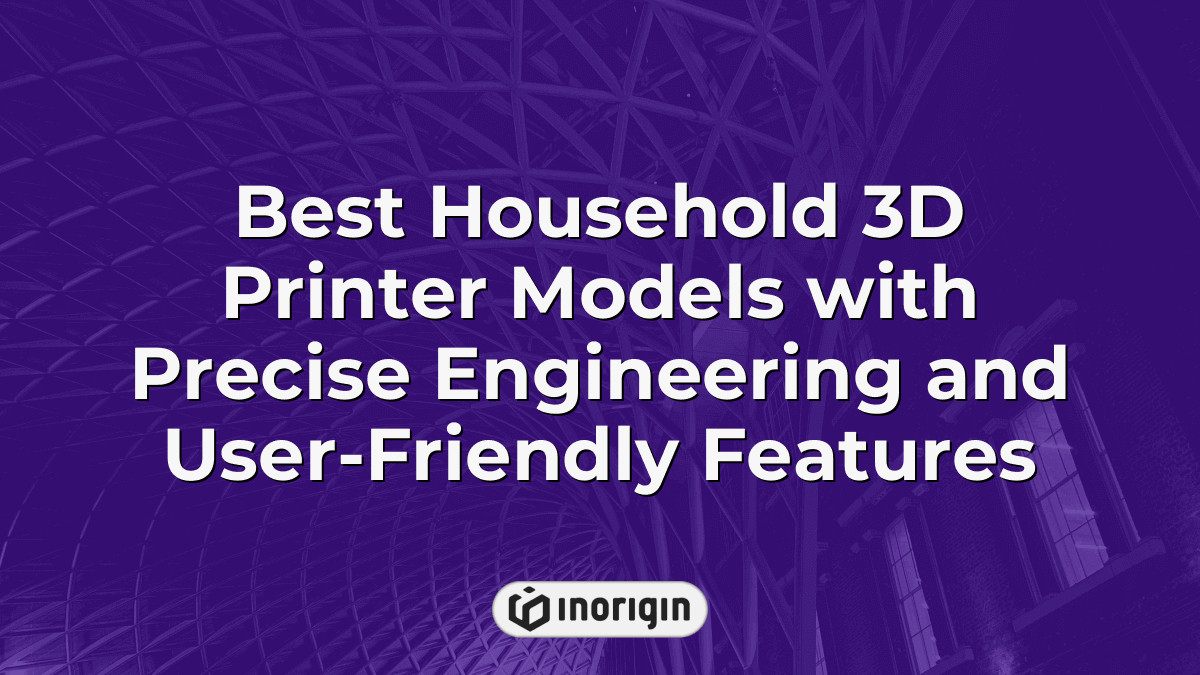 Best Household 3d Printer Models With Precise Engineering And User ...