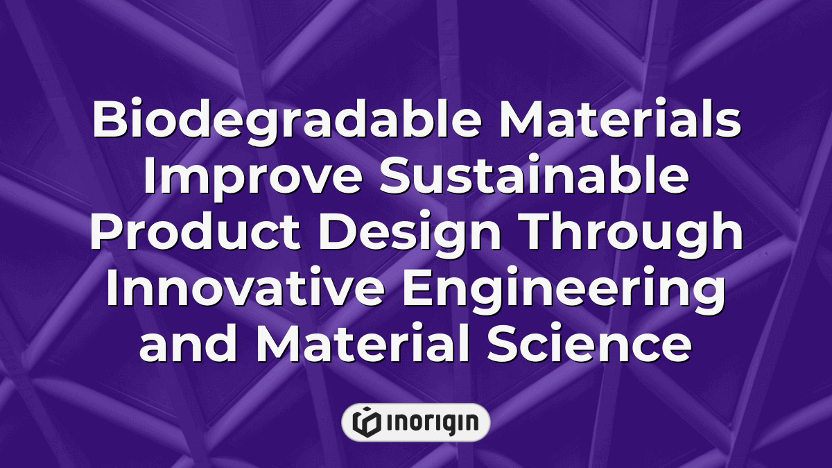 Biodegradable Materials Improve Sustainable Product Design Through ...