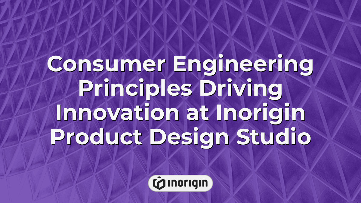 Consumer Engineering Principles Driving Innovation At Inorigin Product ...