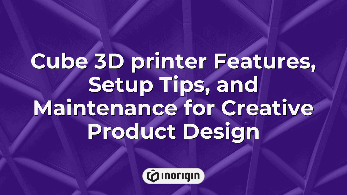 Cube 3d Printer Features, Setup Tips, And Maintenance For Creative ...
