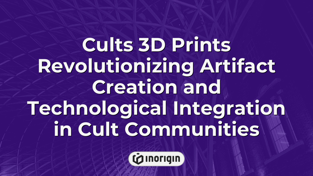 Cults 3d Prints Revolutionizing Artifact Creation And Technological ...