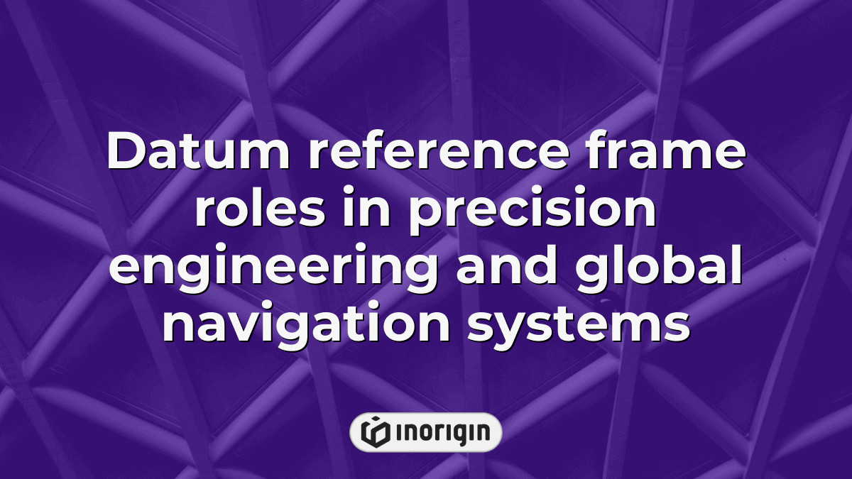 Datum Reference Frame Roles In Precision Engineering And Global