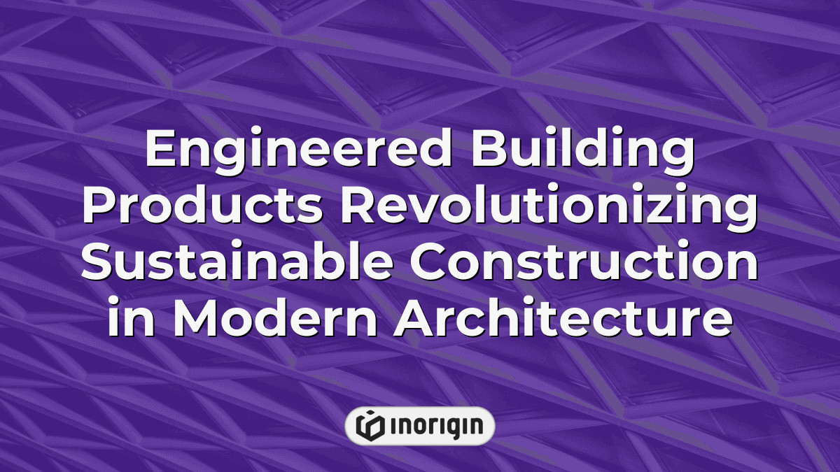 Engineered Building Products Revolutionizing Sustainable Construction In Modern Architecture