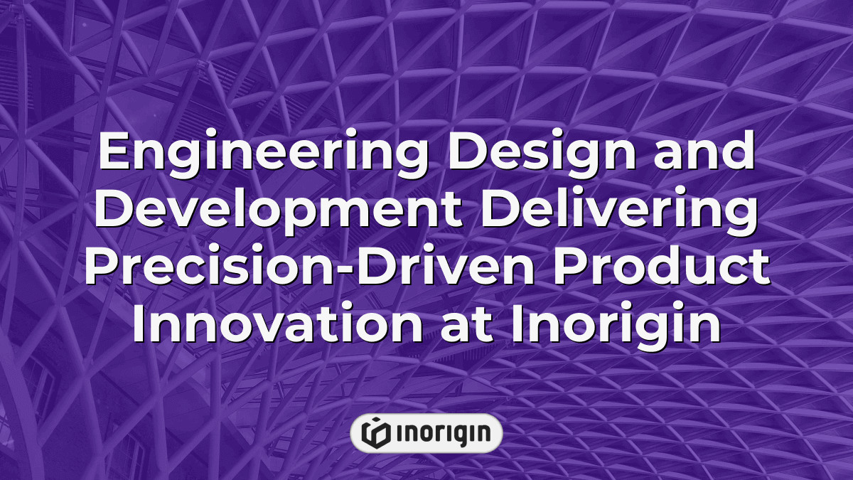 Engineering Design And Development Delivering Precision-Driven Product Innovation At Inorigin