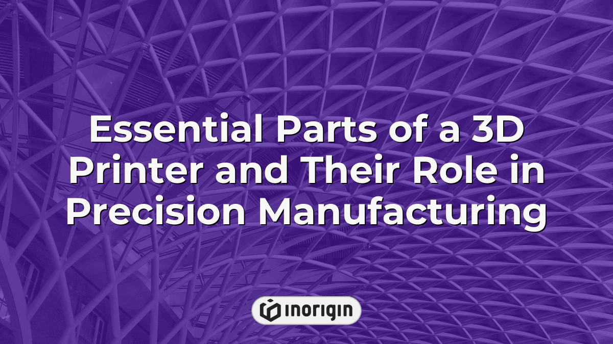 Essential Parts Of A 3d Printer And Their Role In Precision Manufacturing