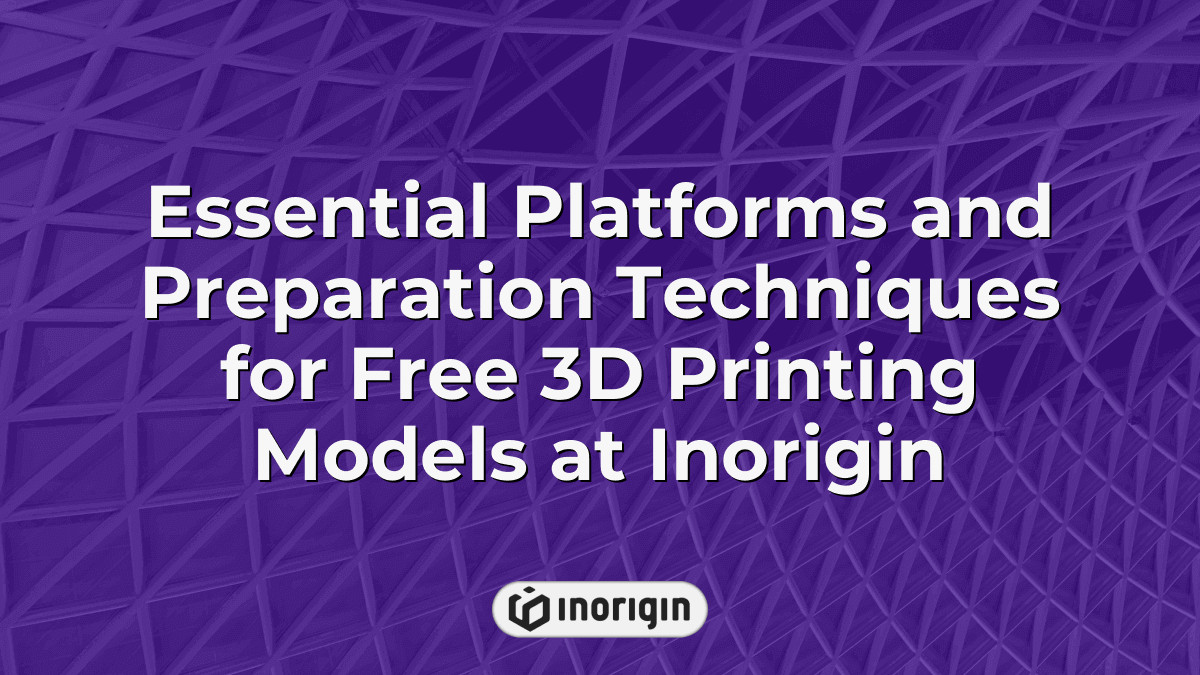 Essential Platforms And Preparation Techniques For Free 3d Printing ...