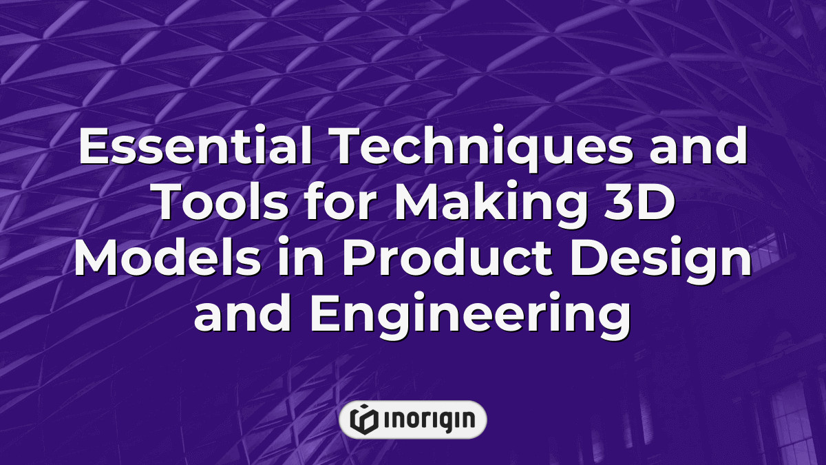 Essential Techniques And Tools For Making 3d Models In Product Design ...