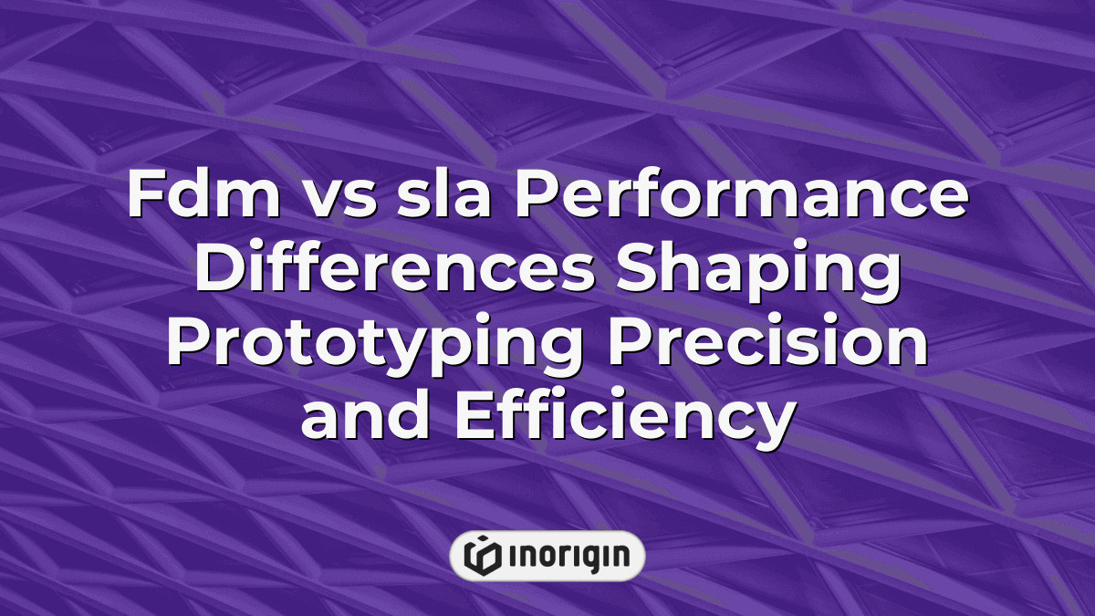Fdm Vs Sla Performance Differences Shaping Prototyping Precision And ...