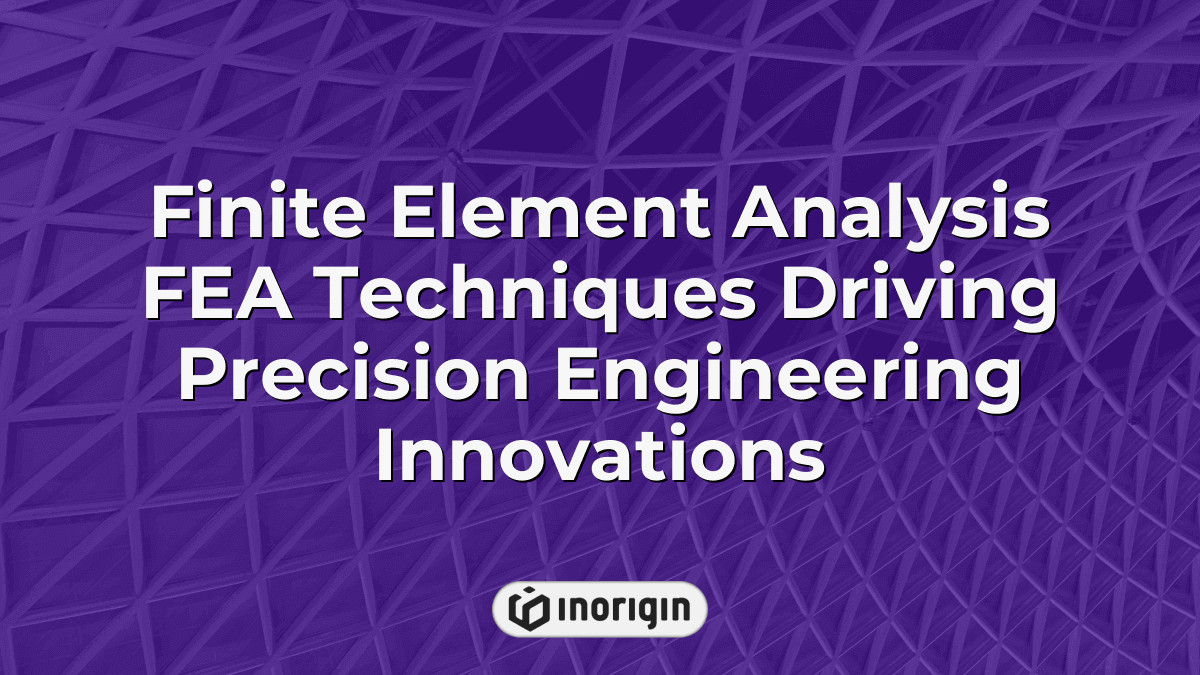 Finite Element Analysis FEA Techniques Driving Precision Engineering Innovations