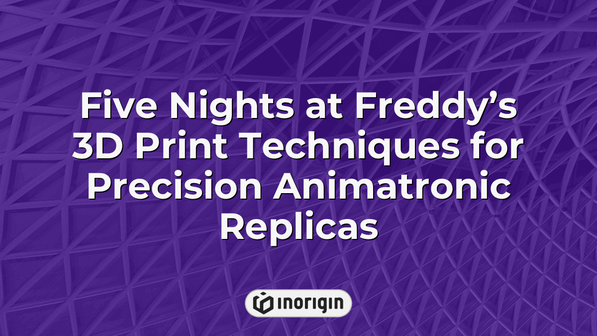 Five Nights At Freddy's 3d Print Techniques For Precision Animatronic ...
