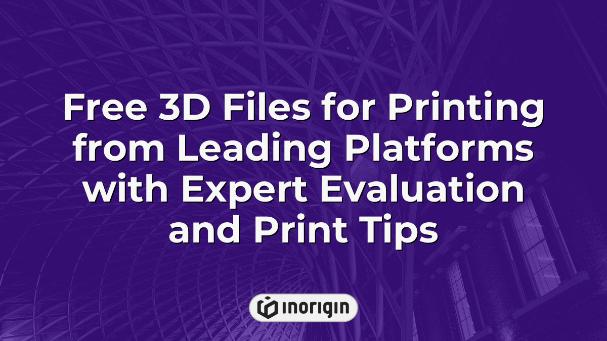 Free 3d Files For Printing From Leading Platforms With Expert ...
