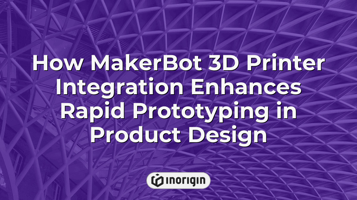 How MakerBot 3D Printer Integration Enhances Rapid Prototyping In Product Design