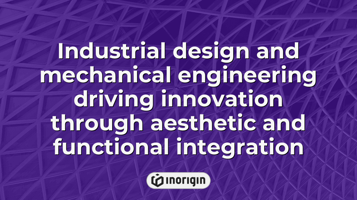 Industrial Design And Mechanical Engineering Driving Innovation Through ...