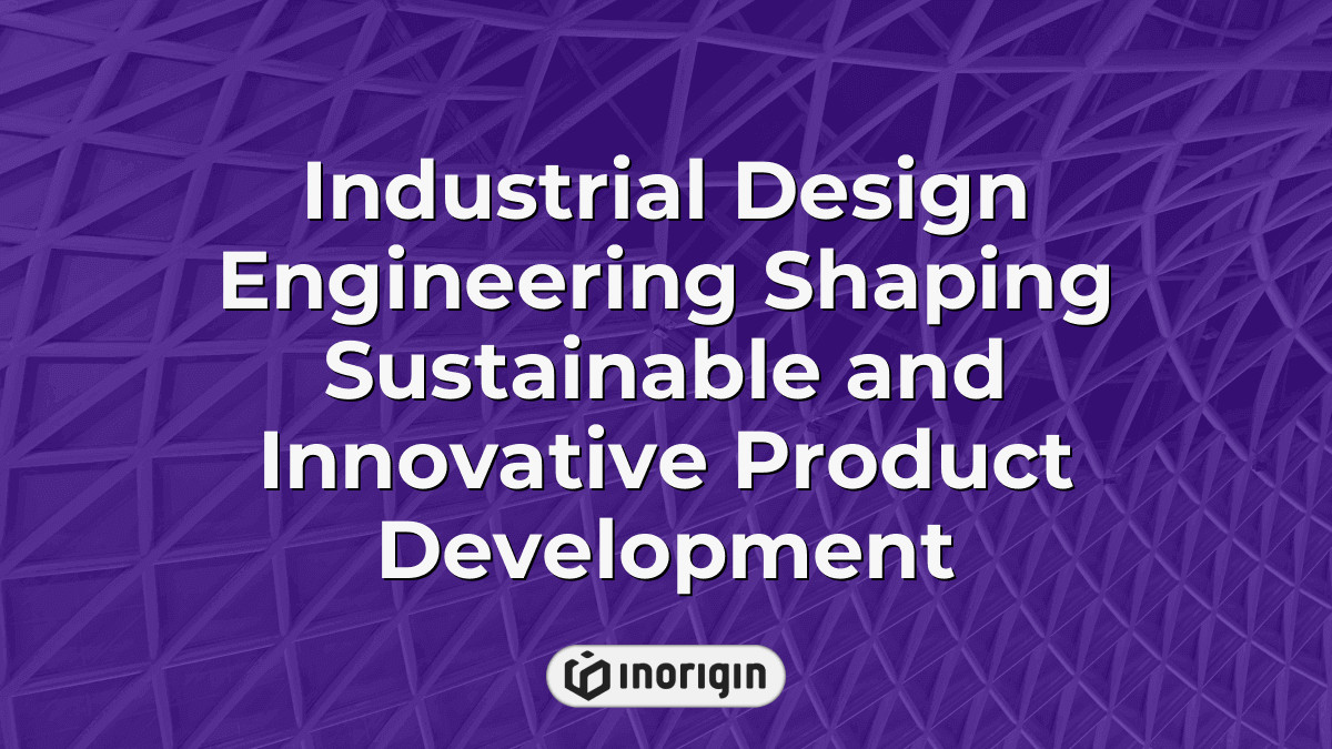 Industrial Design Engineering Shaping Sustainable And Innovative ...