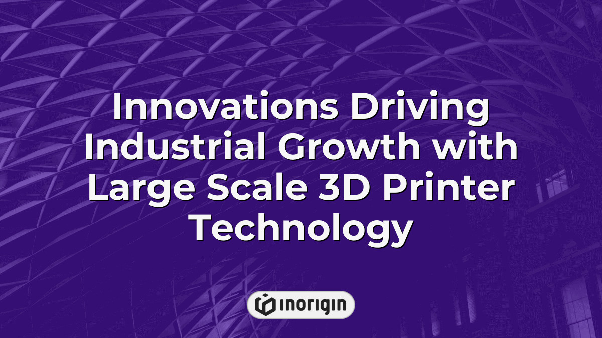 Innovations Driving Industrial Growth With Large Scale 3d Printer Technology