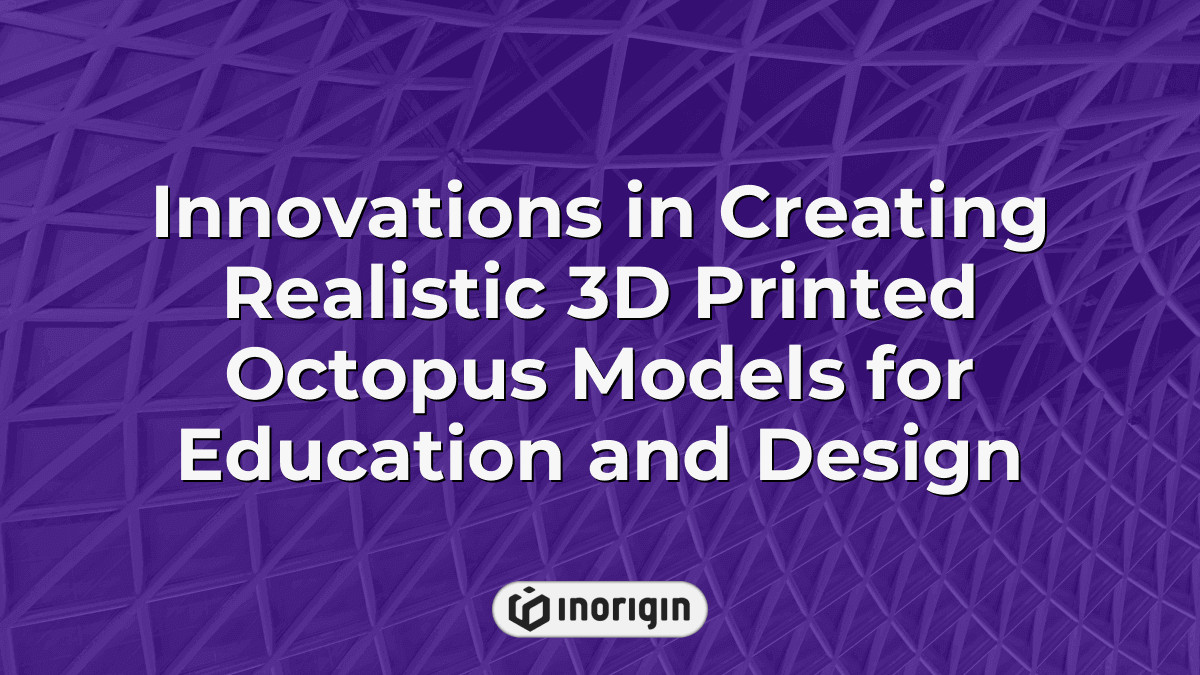 Innovations In Creating Realistic 3d Printed Octopus Models For ...