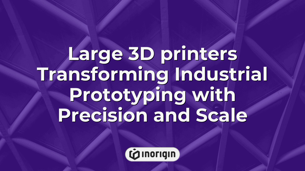 Large 3d Printers Transforming Industrial Prototyping With Precision And Scale