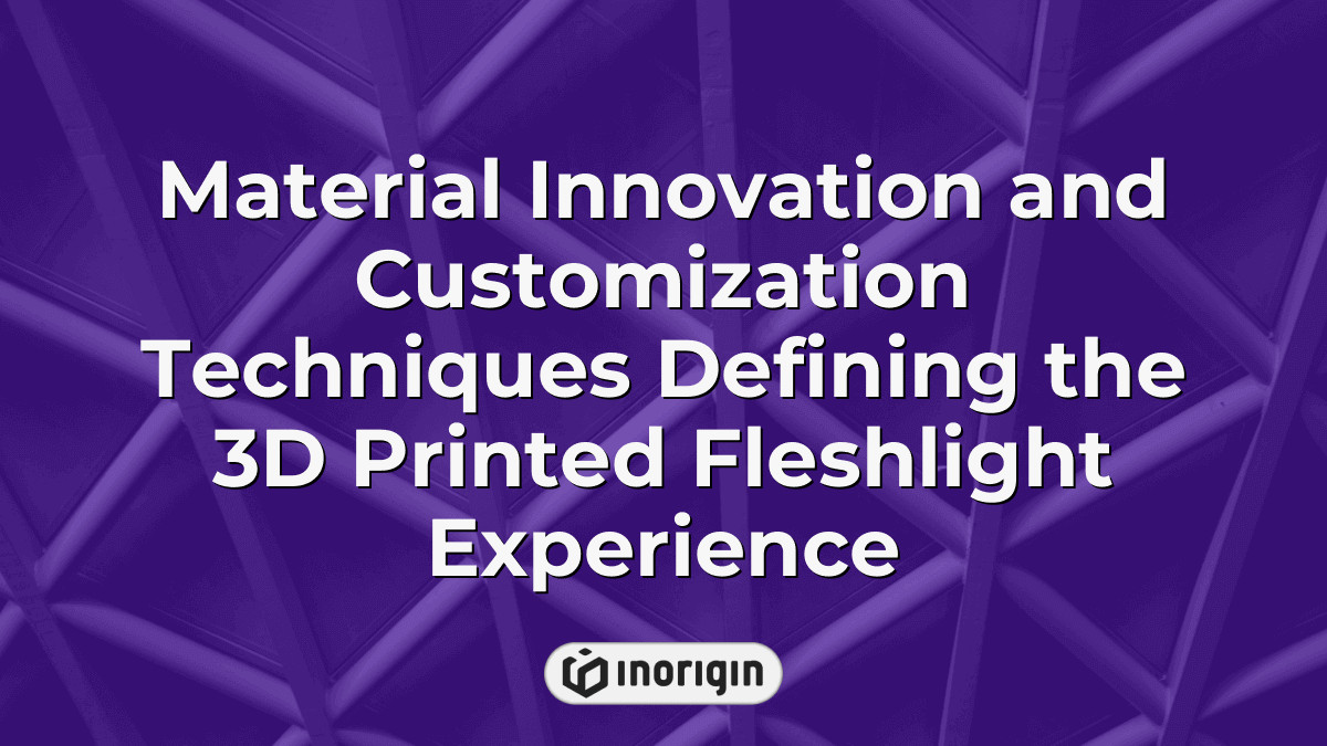 Material Innovation And Customization Techniques Defining The 3d Printed Fleshlight Experience