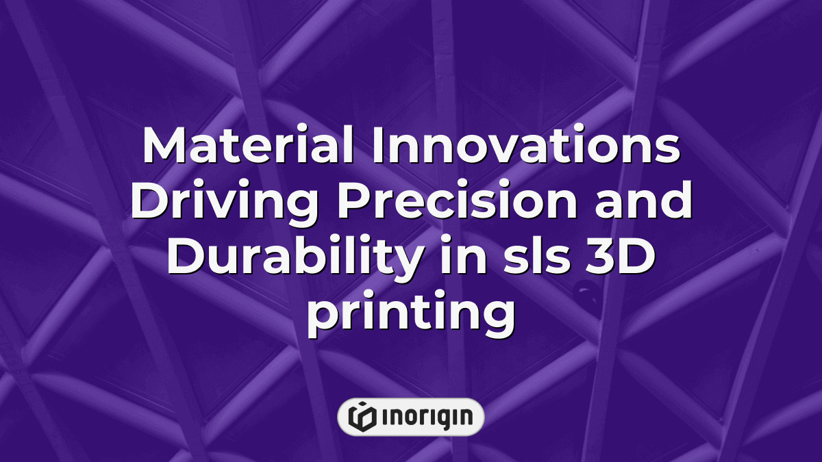Material Innovations Driving Precision And Durability In Sls 3d Printing