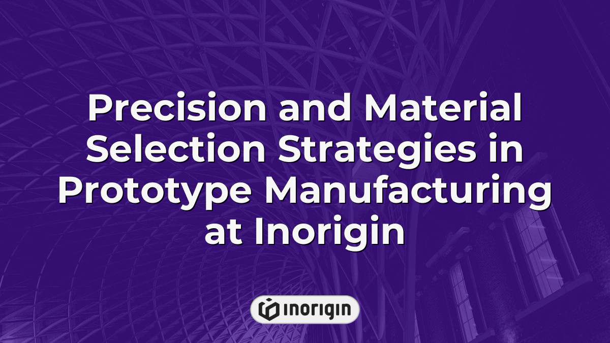 Precision And Material Selection Strategies In Prototype Manufacturing At Inorigin