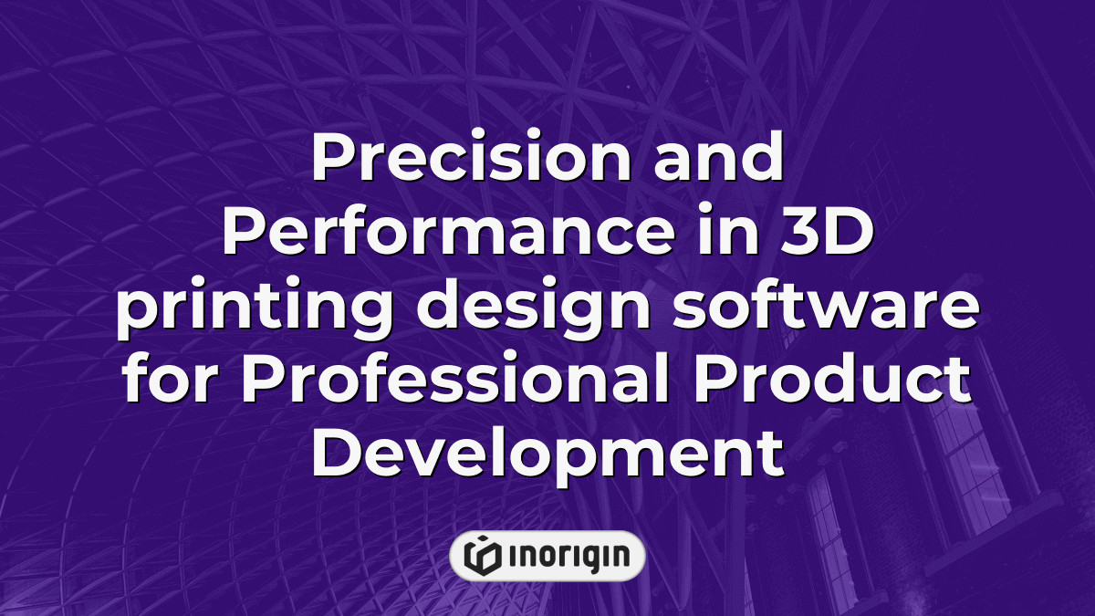 Precision And Performance In 3d Printing Design Software For ...