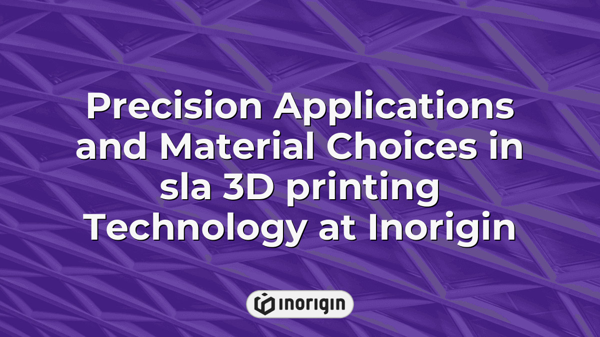 Precision Applications And Material Choices In Sla 3d Printing ...