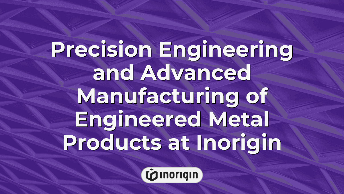 Precision Engineering And Advanced Manufacturing Of Engineered Metal ...
