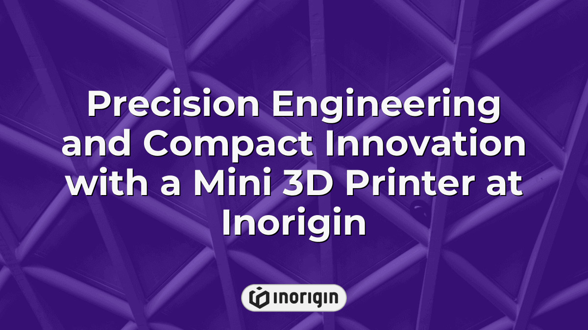 Precision Engineering And Compact Innovation With A Mini 3d Printer At ...