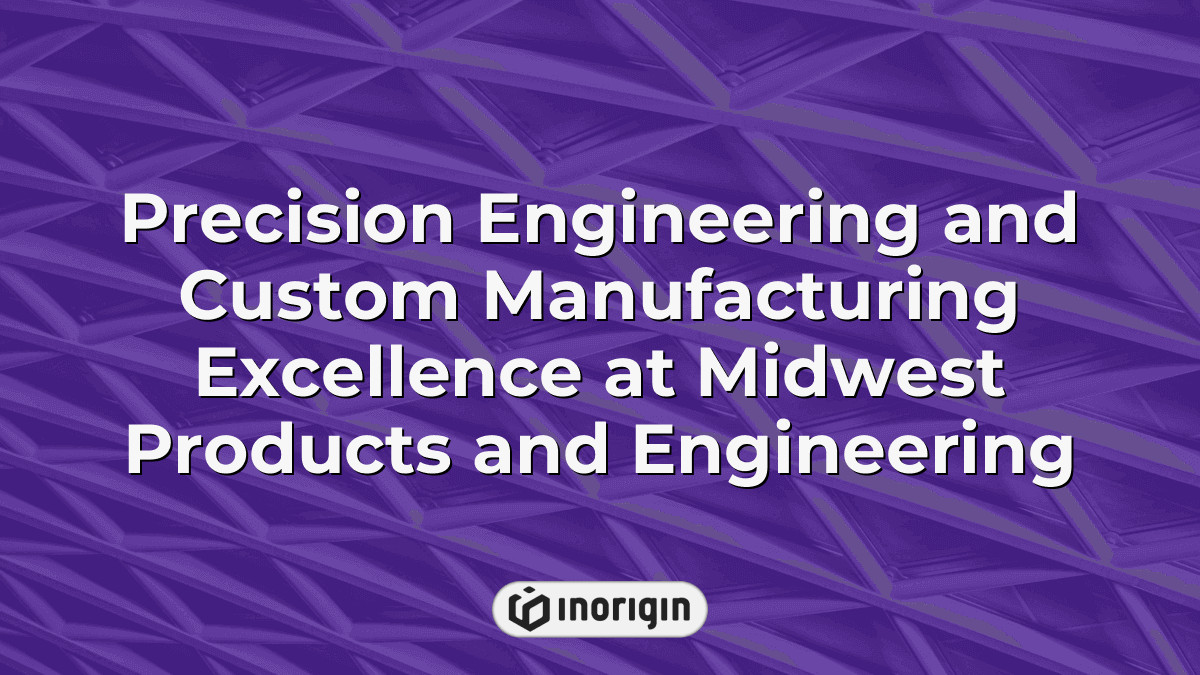 Precision Engineering And Custom Manufacturing Excellence At Midwest ...