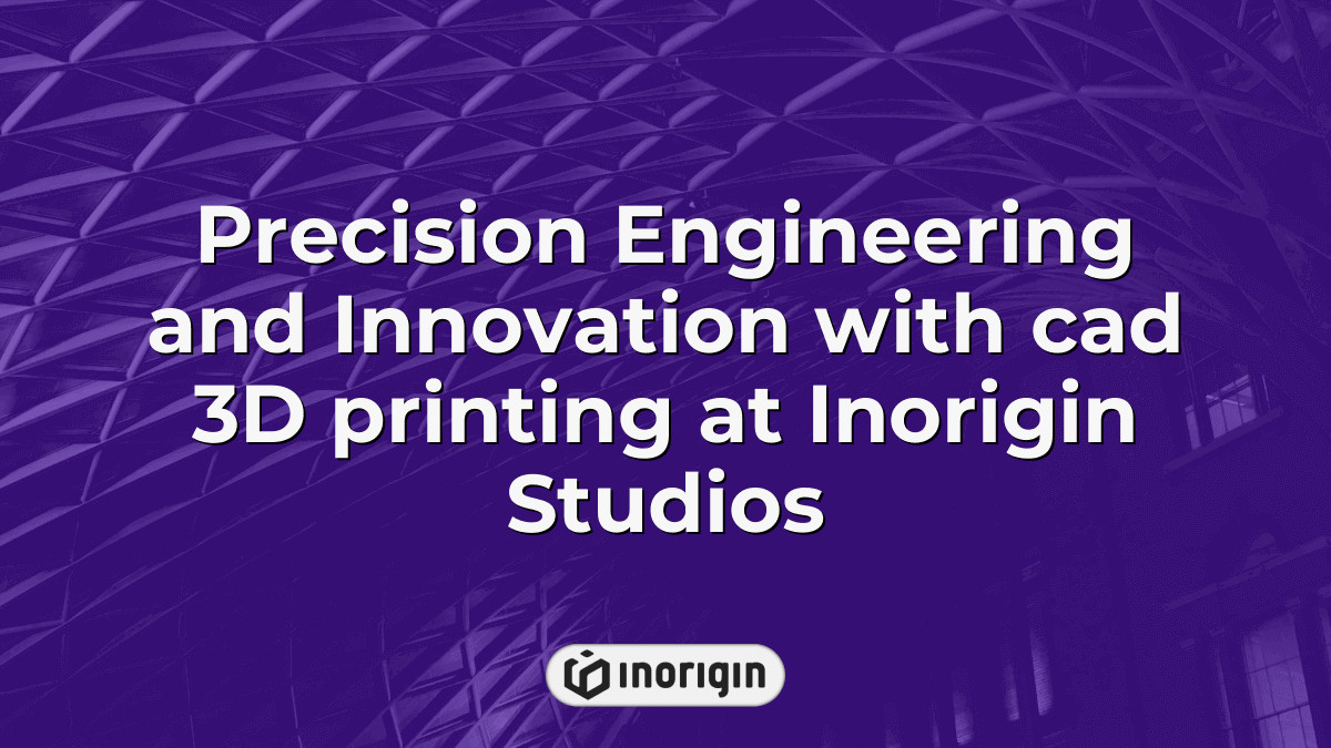 Precision Engineering And Innovation With Cad 3d Printing At Inorigin ...