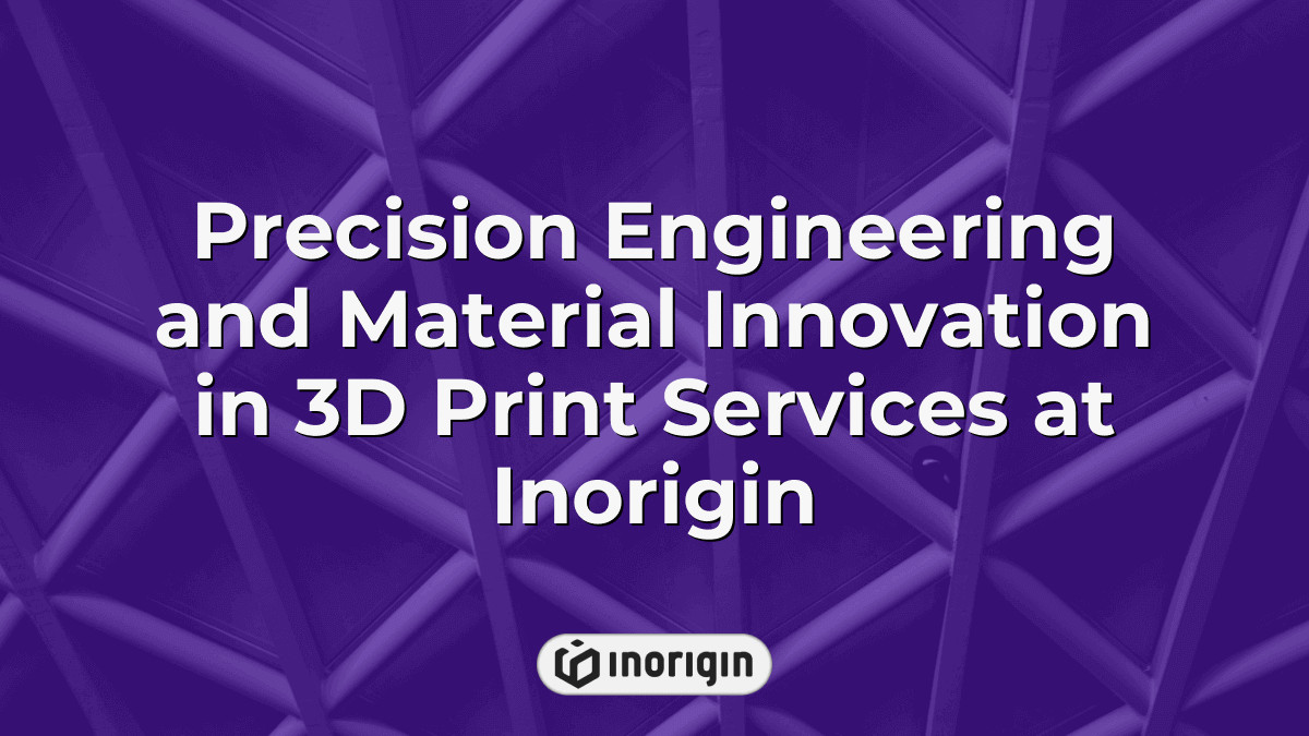 Precision Engineering And Material Innovation In 3d Print Services At ...