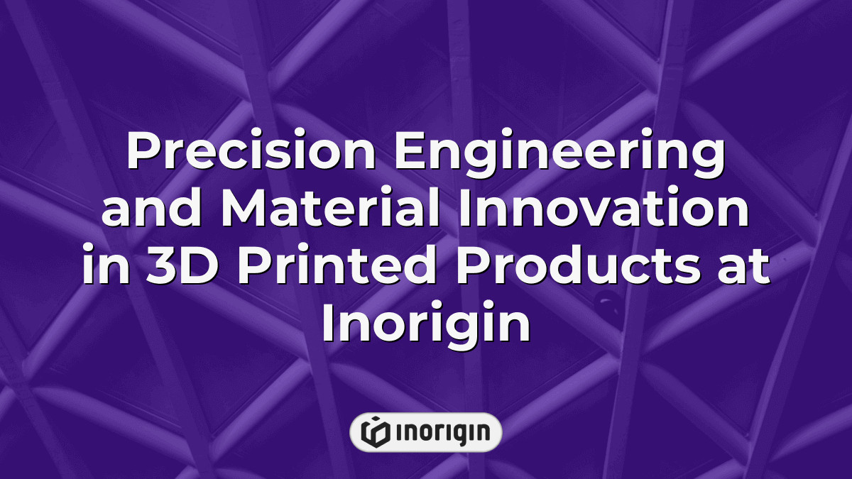 Precision Engineering And Material Innovation In 3d Printed Products At ...