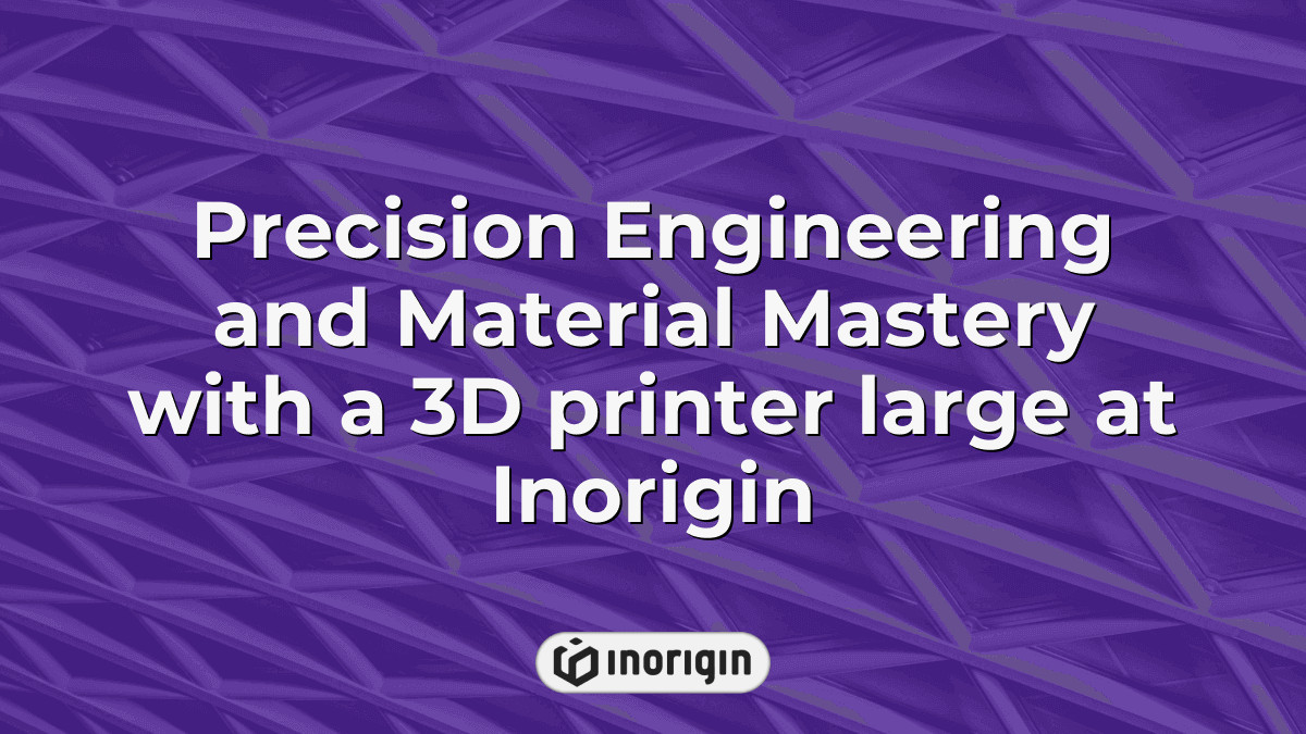 Precision Engineering And Material Mastery With A 3d Printer Large At Inorigin