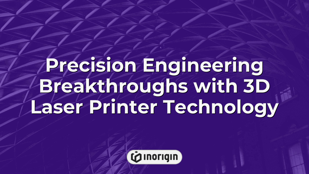 Precision Engineering Breakthroughs With 3d Laser Printer Technology