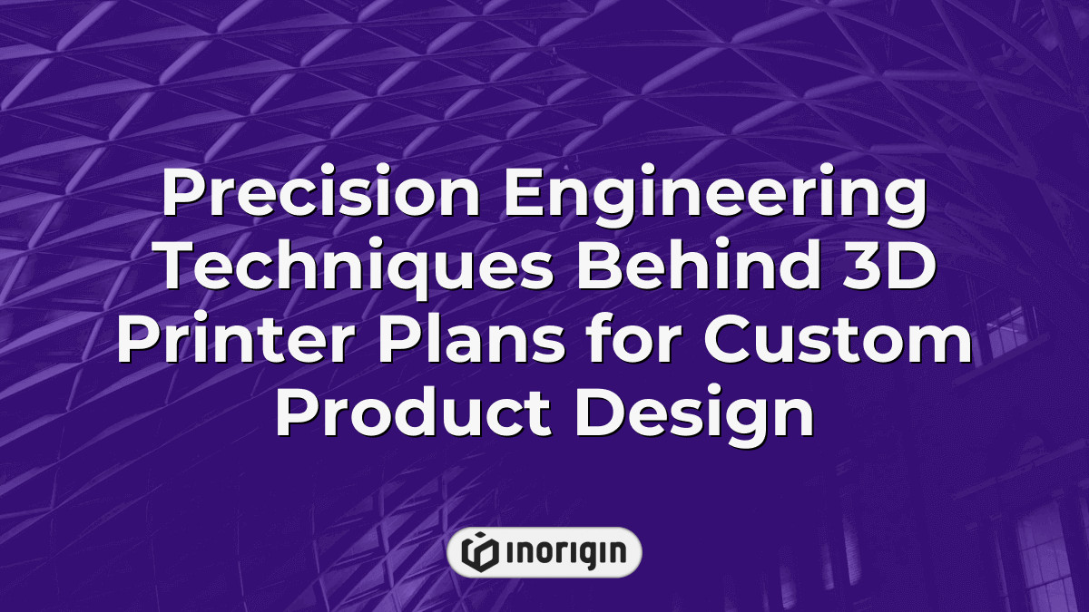 Precision Engineering Techniques Behind 3d Printer Plans For Custom Product Design