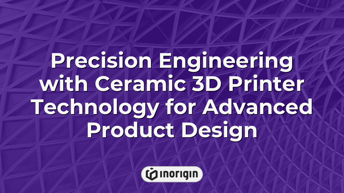 Precision Engineering With Ceramic 3d Printer Technology For Advanced Product Design