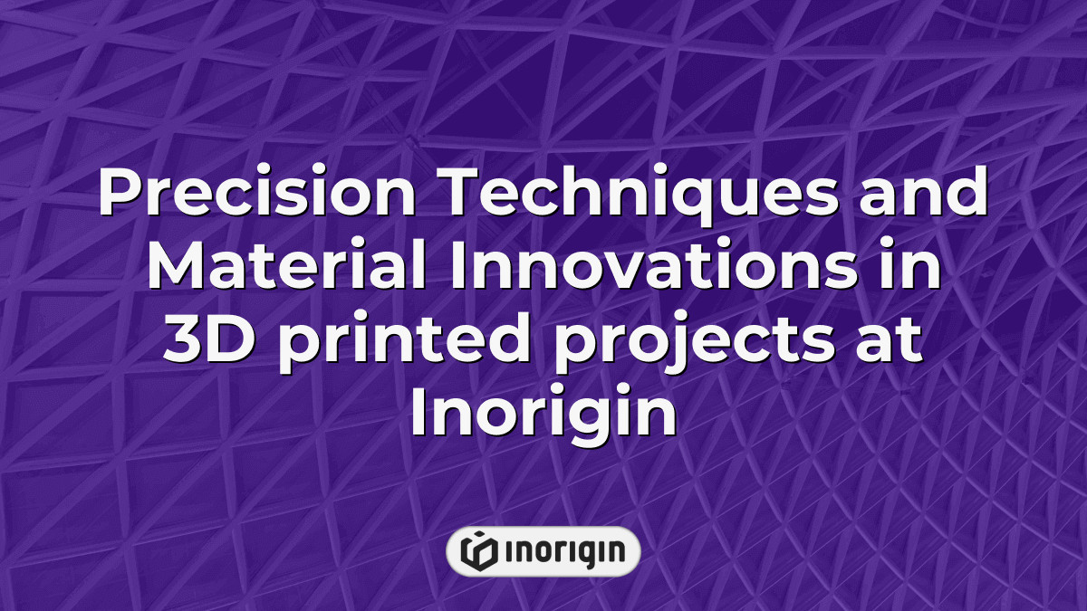 Precision Techniques And Material Innovations In 3d Printed Projects At ...