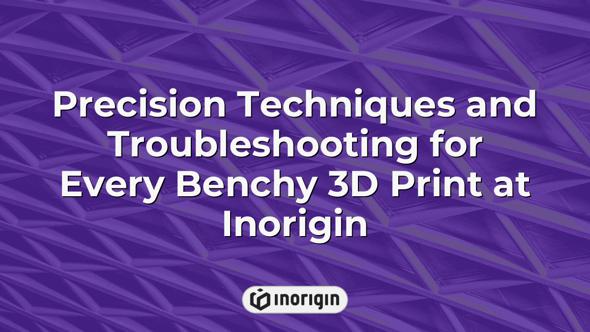 Precision Techniques And Troubleshooting For Every Benchy 3d Print At Inorigin