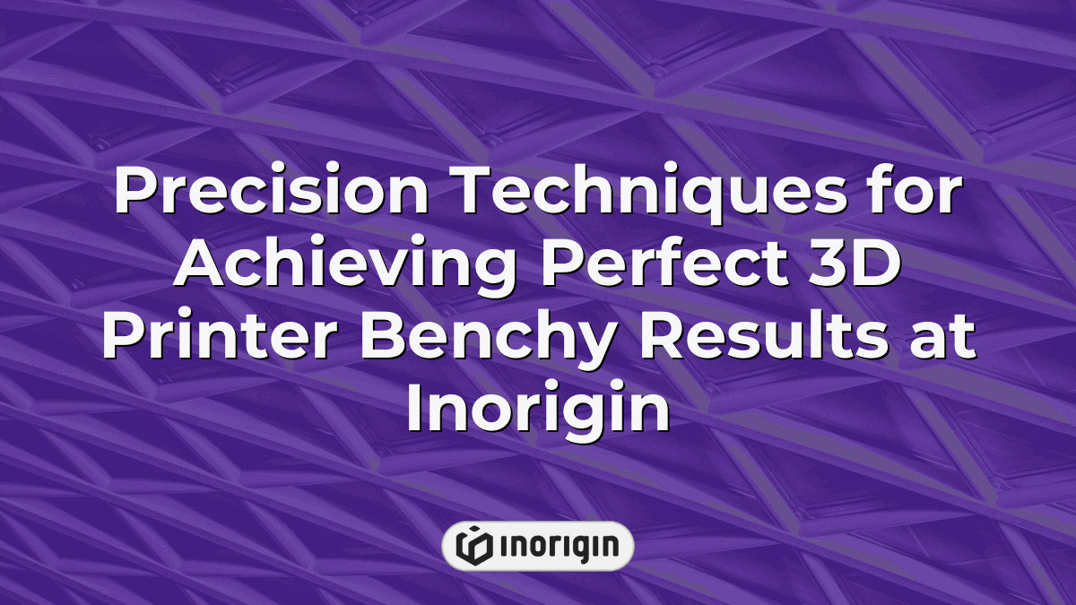 Precision Techniques For Achieving Perfect 3d Printer Benchy Results At Inorigin