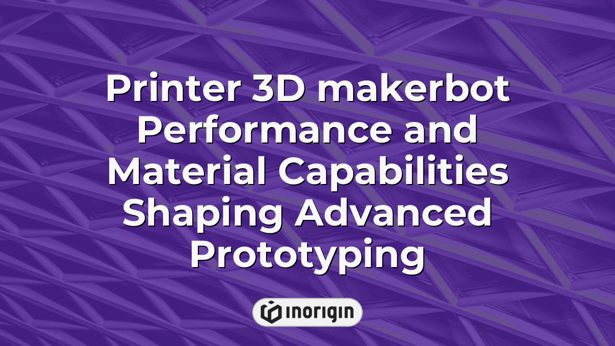 Printer 3d Makerbot Performance And Material Capabilities Shaping Advanced Prototyping