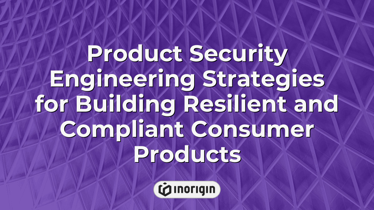 Product Security Engineering Strategies For Building Resilient And ...