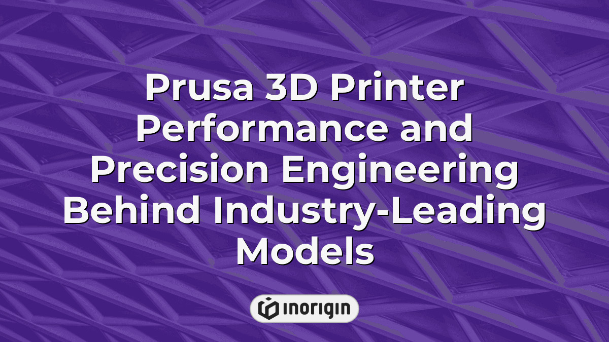 Prusa 3D Printer Performance And Precision Engineering Behind Industry ...